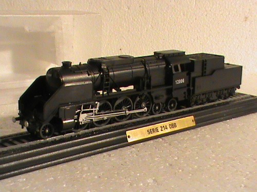 locomotive maquette HO ATLAS/ VAPEUR SERIE 214 OBB/ NR 12006 NOIRE | eBay