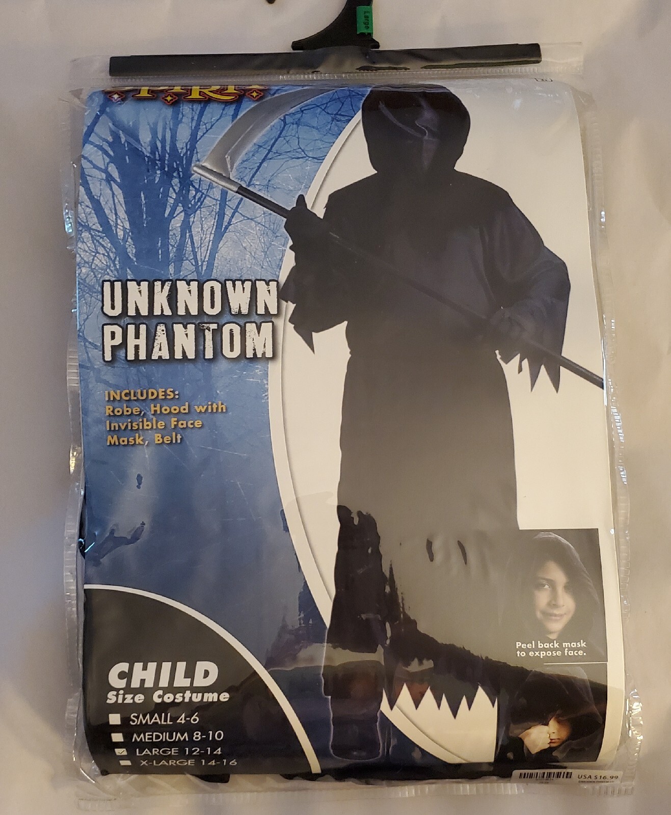 Unknown Phantom Spirit Halloween Costume Child/Boys/Girls/Kids Large 12 ...