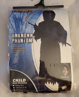 Unknown Phantom Spirit Halloween Costume Child/Boys/Girls/Kids Large 12 ...