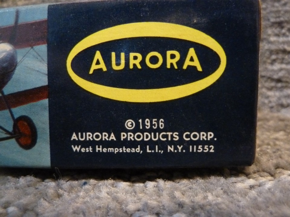 1956 Aurora Albatross D-3 German Aircraft Model Kit 104-100 Vintage ...