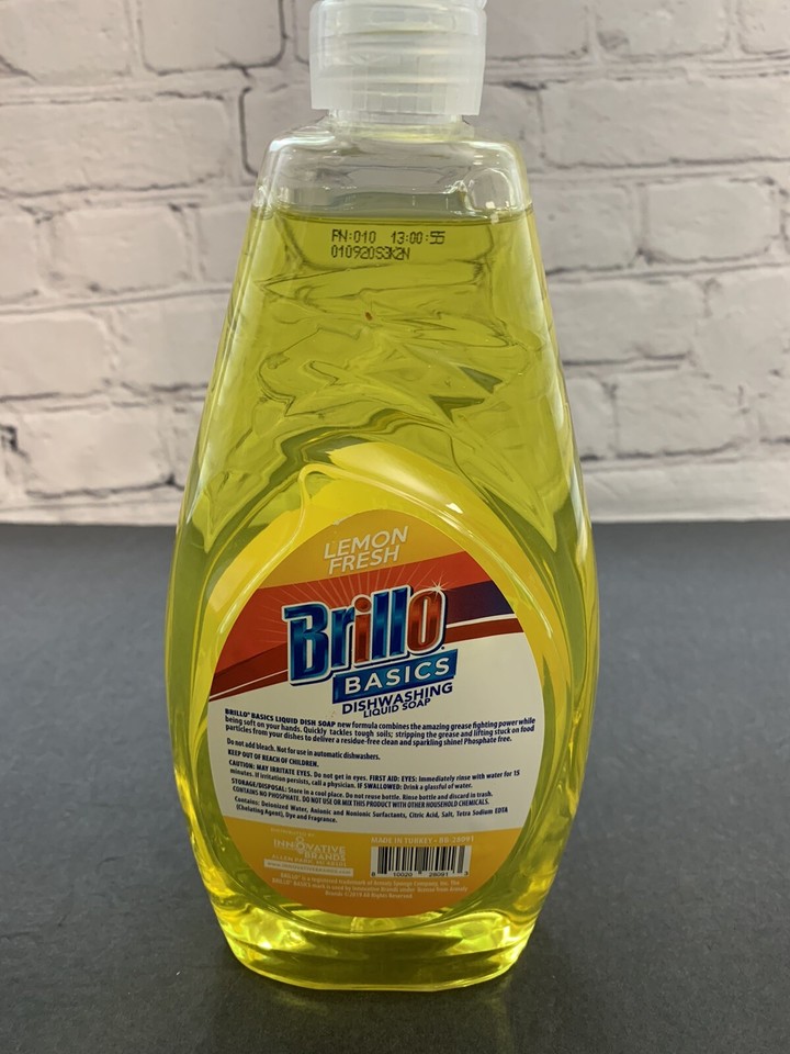 Brillo Basics Dishwashing Liquid Soap Lemon Fresh 24oz | eBay