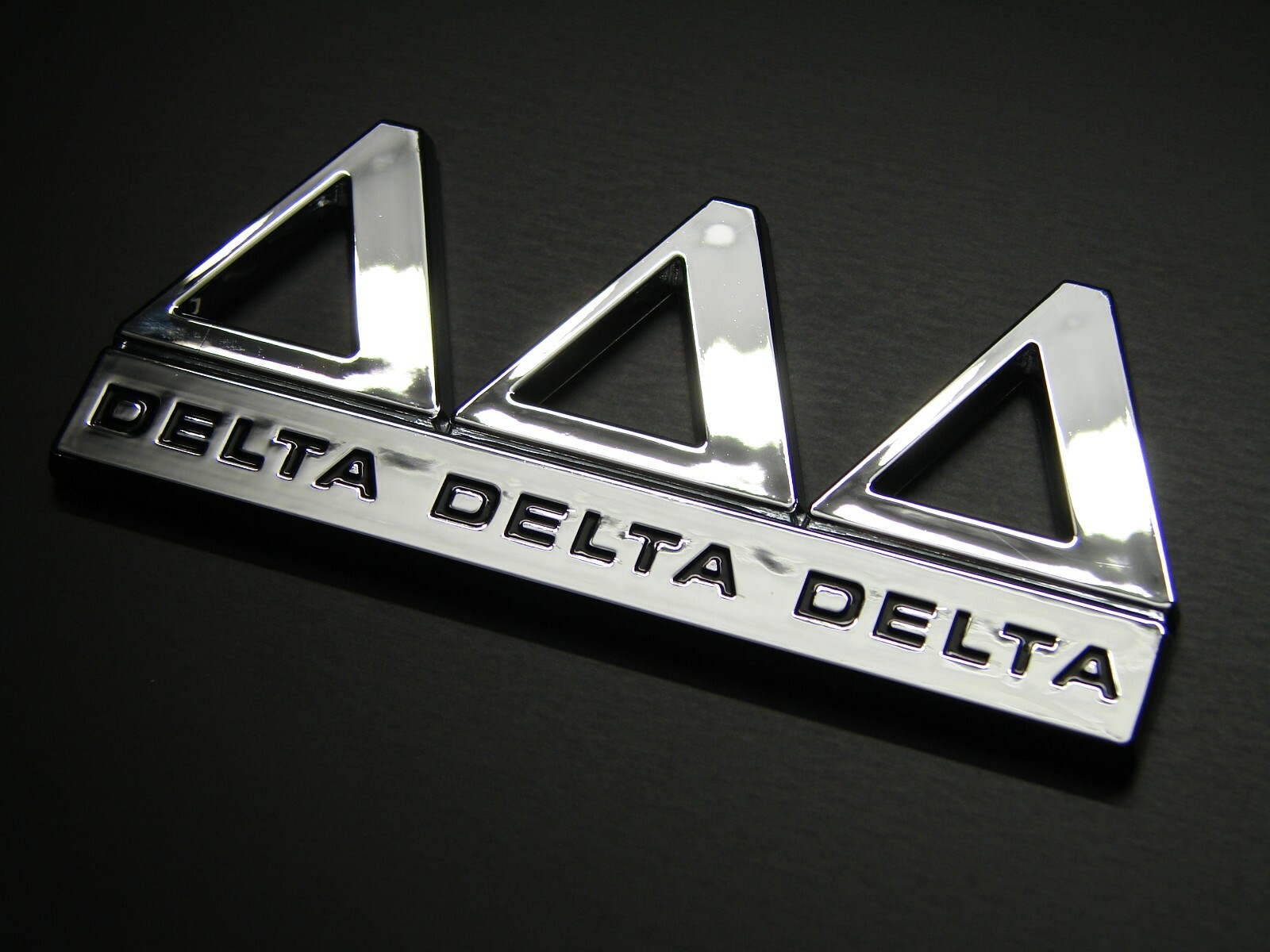 DELTA DELTA DELTA CAR EMBLEM STICKER LOGO DECAL Fraternity & Sorority ...