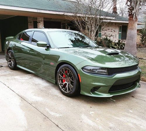 15-17 Dodge Charger Challenger Hellcat SRT OEM Custom B5 Blue Center ...