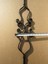 **SOLID**IRON 42" DOUBLE DIAMOND SCROLL BLACK BALUSTER SPINDLE STAIR ...