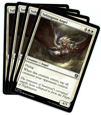 x4 Subjugator Angel - Innistrad Remastered - MTG - NM/M | eBay