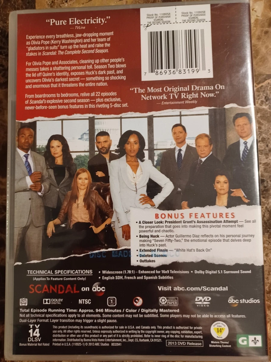 Scandal Season 4 Dvd Cover