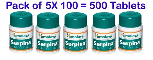 5x Himalaya Serpina 500 Tablet For Cardiovascular Health & Manages ...