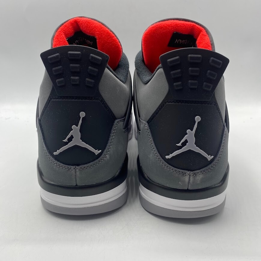 Nike Air Jordan 4 Infrared 23 DH6927-061 Black Gray Infrared Men's Size ...
