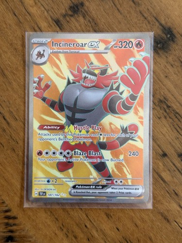 Incineroar ex 187/162 - Temporal Forces - Ultra Rare (Full Art) | eBay ...