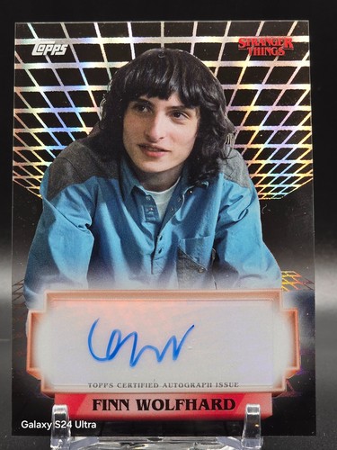 2025 Topps High Tek Stranger Things Autograph Finn Wolfhard as Mike #A ...