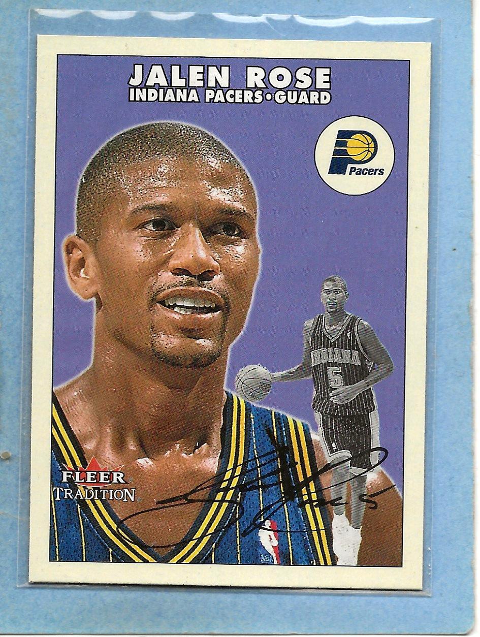 JALEN ROSE - 2000-01 Fleer Tradition "Glossy" - #21 - Pacers - $1 ...