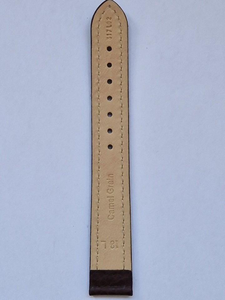 Condor Adria Leather Watch Strap Buffalo Calf 517 Black/Brown White ...