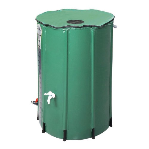 50/100Gal Rain Barrel Rainwater Collection Water Storage Tank Water ...
