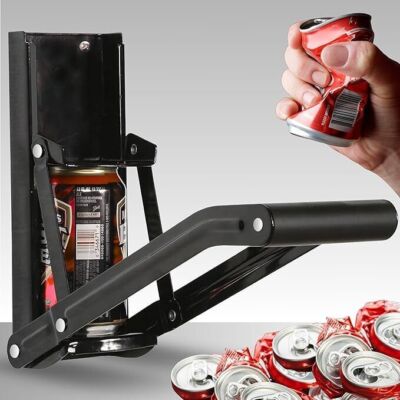 Can Crusher Wall Mounted Aluminum Can Crusher 16oz 12oz 8oz Heavy Duty ...