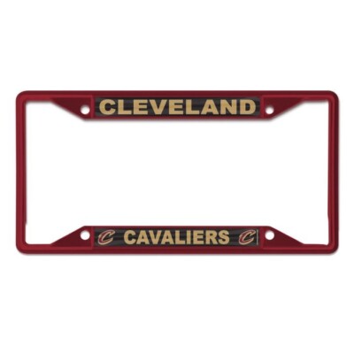 CLEVELAND CAVALIERS COLORED CHROME METAL LICENSE PLATE FRAME QUALITY ...
