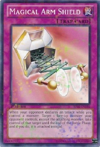 Magical Arm Shield - BP02-EN186 - Mosaic Rare 1st Ed yugioh konami ...
