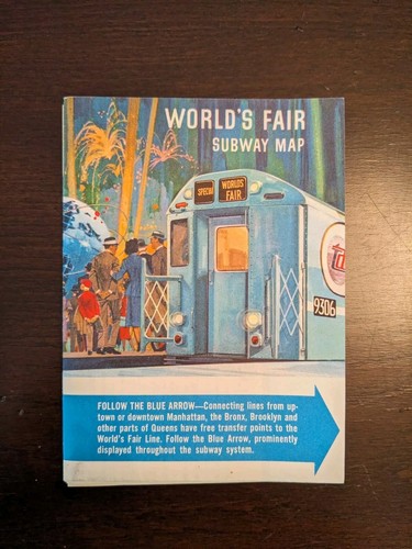 1964 World's Fair Subway Map (NYC) | eBay