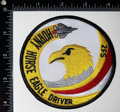USAF 2nd Fighter Squadron Horny Horse Eagle Driver Swirl Patch | eBay
