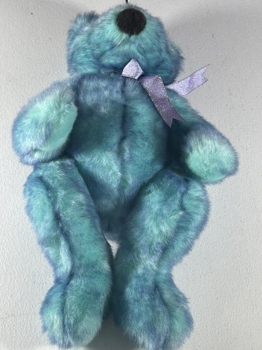 Ty Beanie Buddy Bluebeary Bear 15" Classic Plush Blue 1999 With Tags ...