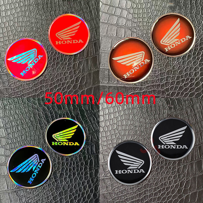 Motorcycle 3D Fuel Tank Emblem Decals for Wing Honda Bike Badge Racing ...