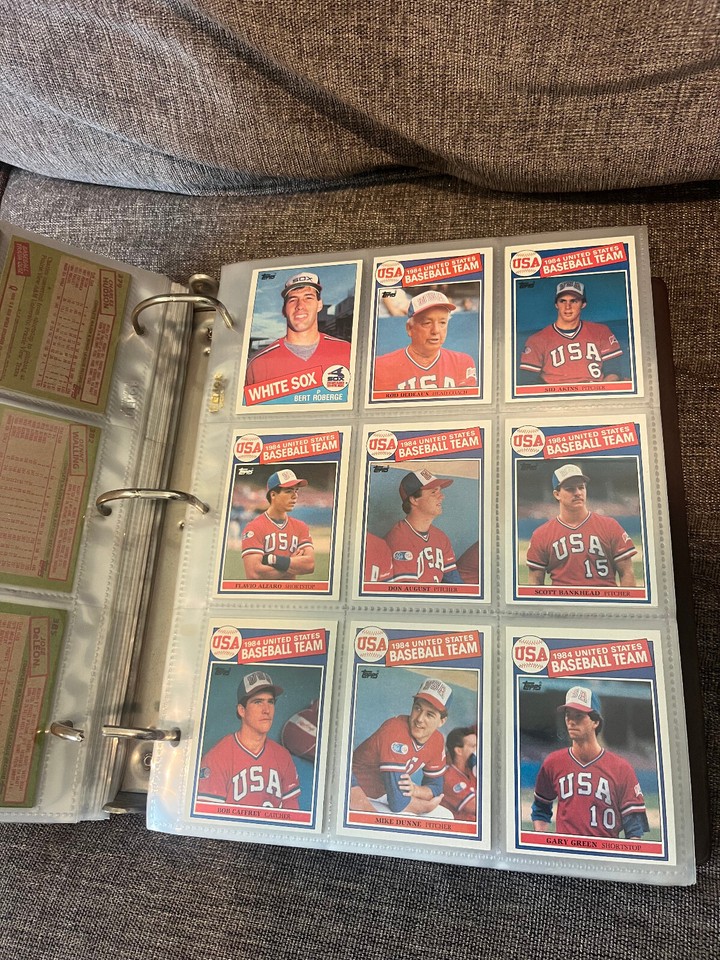 1985 Incomplete Topps Baseball Set (11 cards missing) and Complete ...