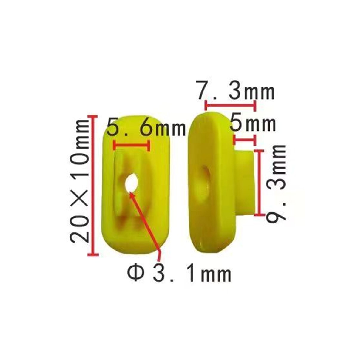 100x Car Roof Molding Trim Screw Nut Grommet for Tesla Model 3 Y | eBay