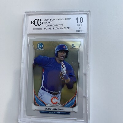 2014 Bowman Chrome Draft Picks Eloy Jimenez #CTP33 RC BGS 9.5 | eBay