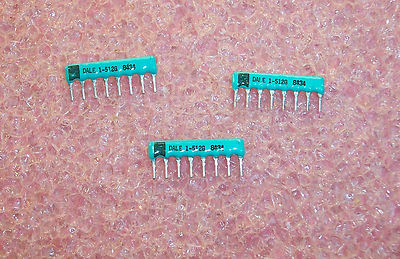 QTY (100) 5.1K Ohm 2% 8 PIN SIP BUSSED RESISTOR NETWORKS CSC08A01-512G ...