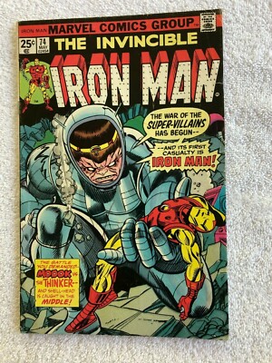Iron Man #74 (May 1975, Marvel) FN- 5.5 | eBay