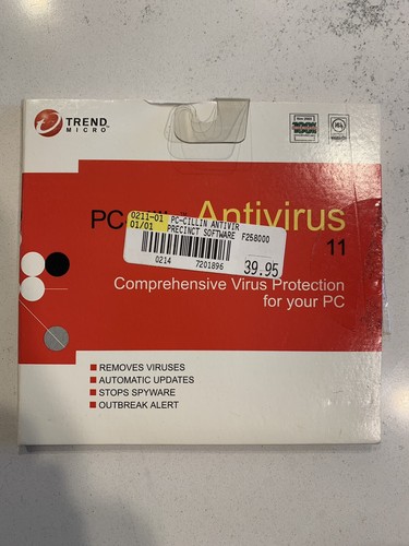 PC-cillin Antivirus 11 Security Software Trend Micro Windows XP | eBay