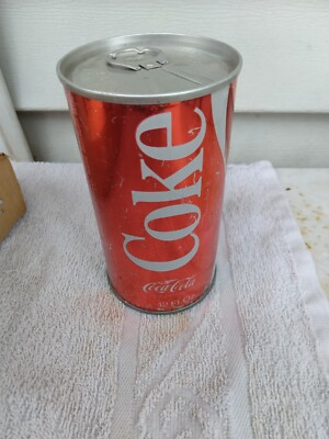 COKE COCA COLA AIR SEALED STRAIGHT STEEL SODA CAN CANS EMPTY UP | eBay