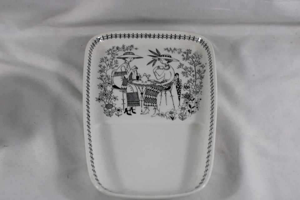 Emilia Coffee Cup Snack Tray Kaj Franck Raija Arabia Finland Black ...