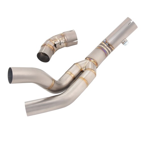 For Yamaha YZF R1 2007-2008 Mid Exhaust Pipe Original Diameter Titanium ...