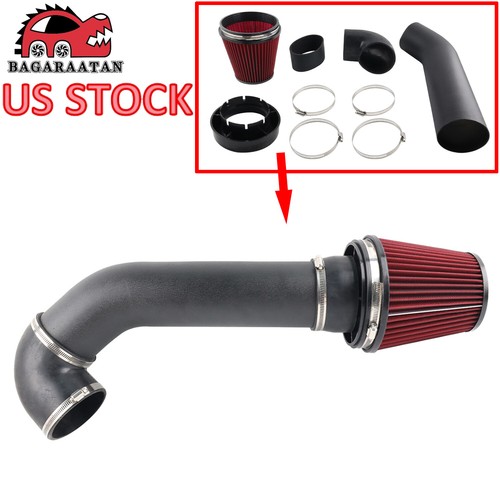 LS Swap Cold Air Intake + Red Filter For LSX LS1 LS2 4.8 5.3L 5.7L 6.0L ...