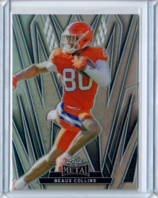 BEAUX COLLINS 2024 Leaf Metal #9 SILVER PRISMATIC REFRACTOR ROOKIE CARD RC | eBay