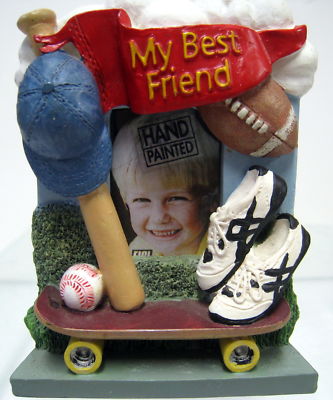NEW MY BEST FRIEND BASEBALL SPORT PHOTO FRAME Picture Frames Photos | eBay