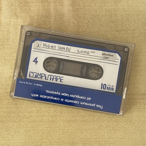 One Used Vintage C10 COMPUTAPE Computer Cassette Tape | eBay