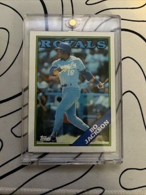 1988 topps- Bo Jackson #750 Error Card - Rare | eBay