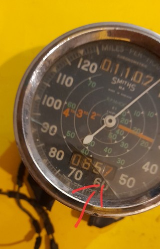 Triumph Pre Unit Smiths Chronometric Revulator Type Speedometer | eBay