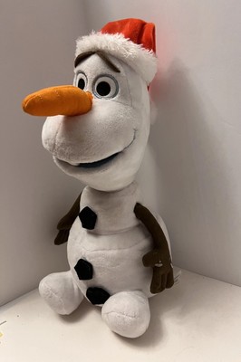 Disney Animated Plush Frozen Talking and Moving Olaf Christmas Hat ...