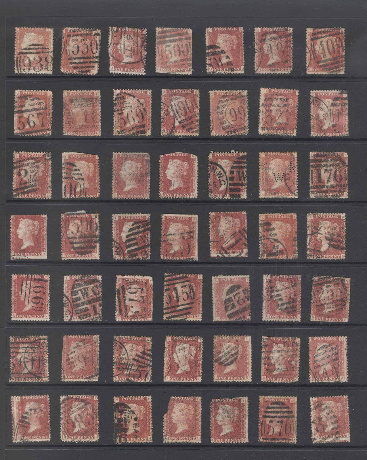 GB QV LINE ENGRAVED USED COLLECTION, (973A) | eBay UK