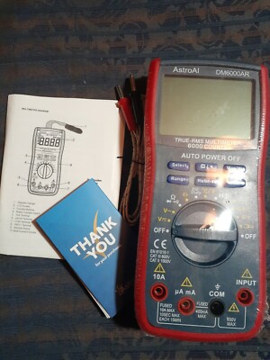 AstroAI WH5000A Digital Multimeter - Red 759974998225| eBay