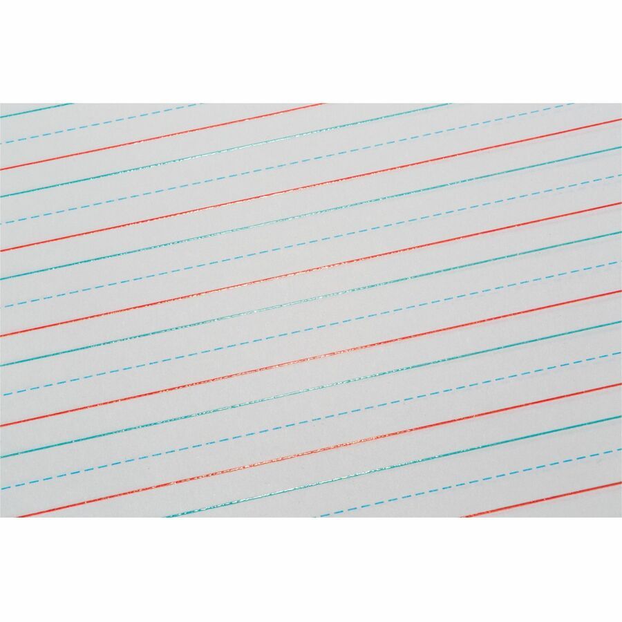 Pacon Multi-sensory Raised Ruled Paper - 100 Sheet - Ruled - Letter 8. ...
