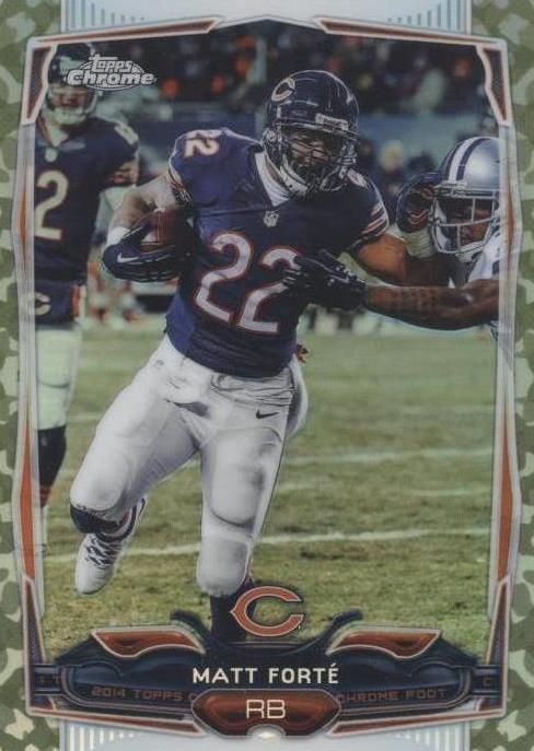 2014 Topps Chrome - Matt Forte #46 STS Camo Refractor /499 for sale ...