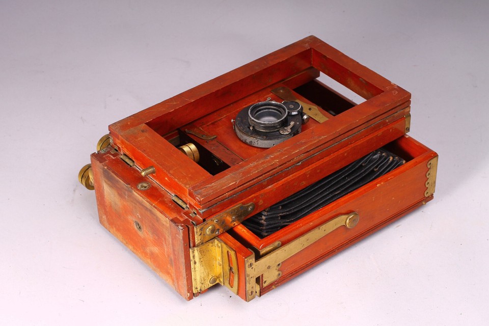 ROCHESTER OPTICAL EMPIRE STATE 5X7 IN. FIELD CAMERA W GOERTZ DAGOR 7" 1 ...