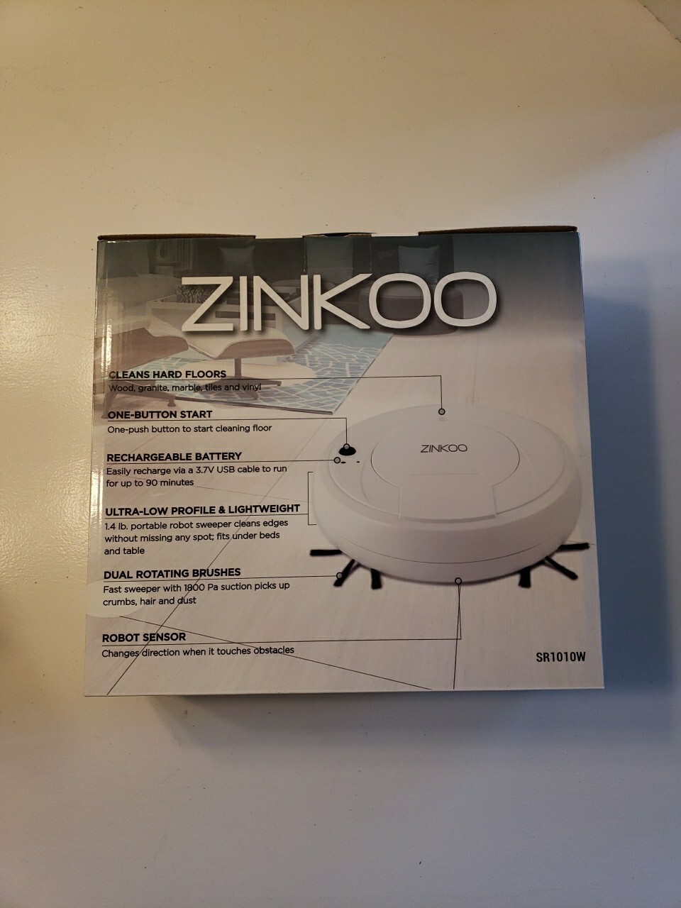 Zinkoo Robot Sweeper for Hardwood Floors | eBay