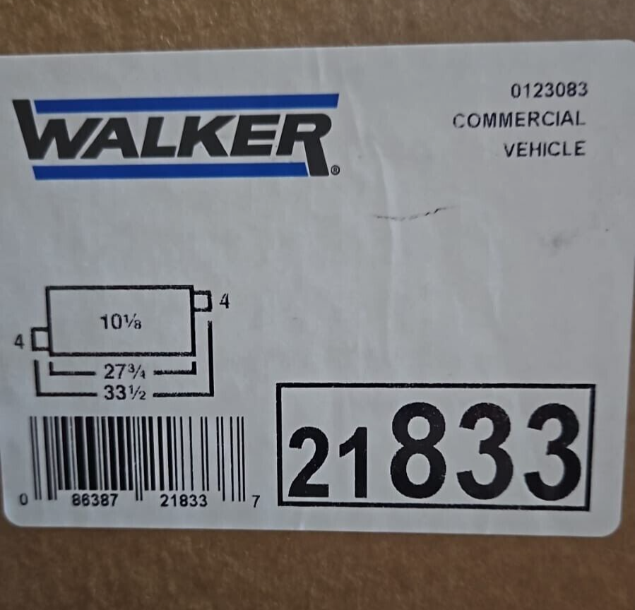 Exhaust Muffler-Heavy Duty Walker 21833 | eBay