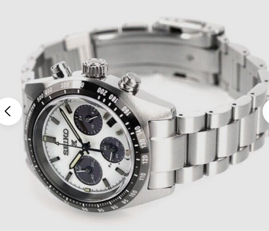 Seiko SSC813 Prospex White Dial Speedtimer Solar Watch 100m Box Tags ...