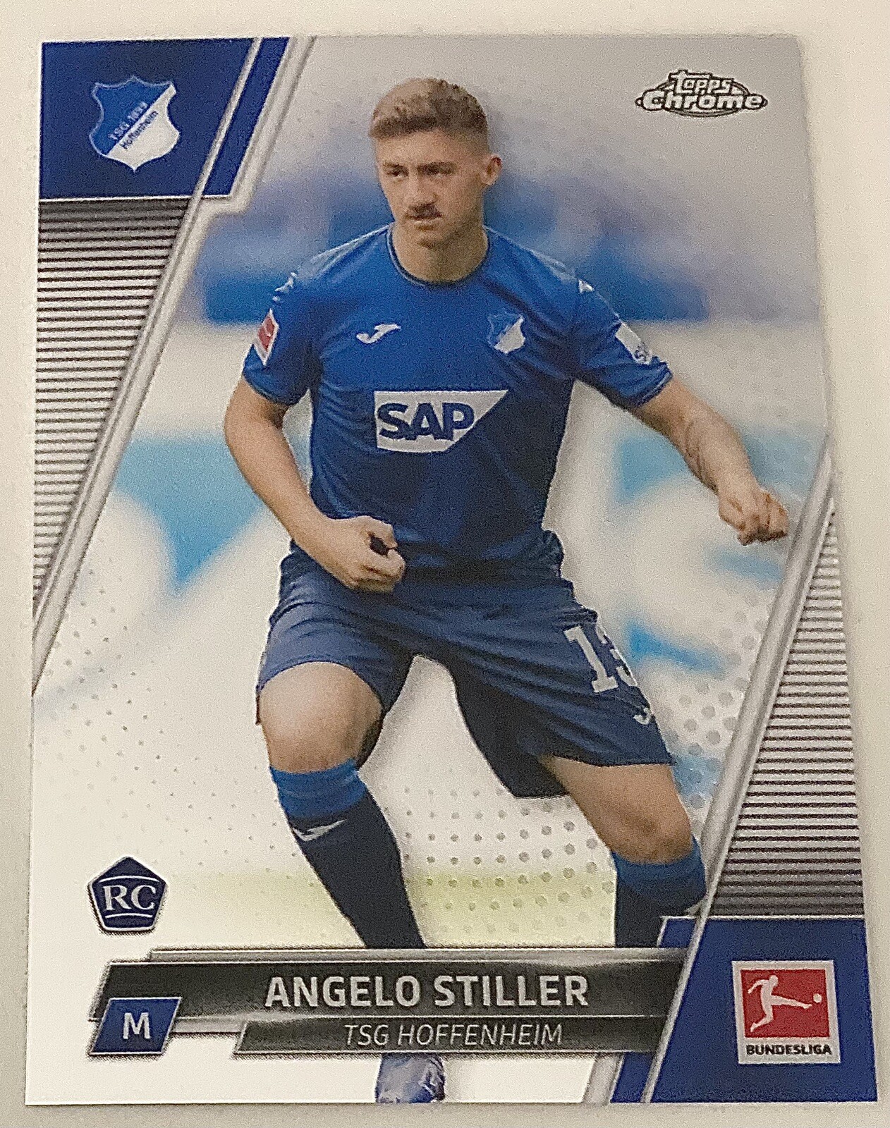 2022 Angelo Stiller Topps Chrome Bundesliga Base #49 RC | eBay