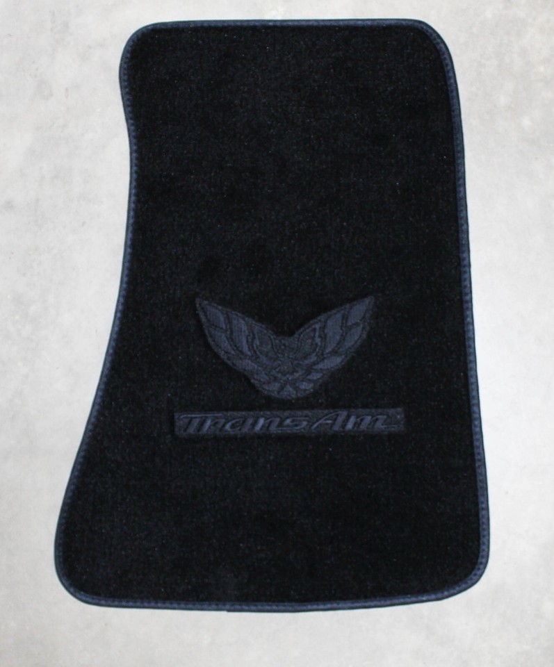 NEW! Carpet Floor Mats 1982-02 PONTIAC FIREBIRD Trans AM Embroidered ...